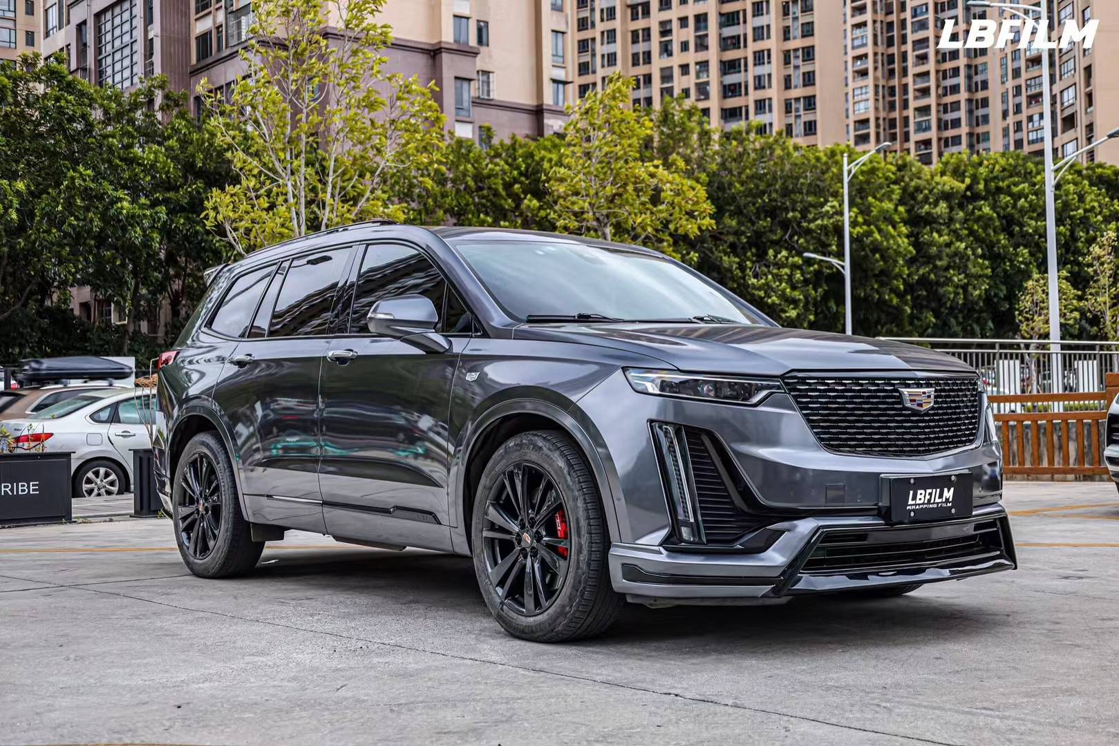 凯迪拉克XT6-LB改色膜超亮金属钨钢，非常有绅士风度_搜狐汽车_搜狐网