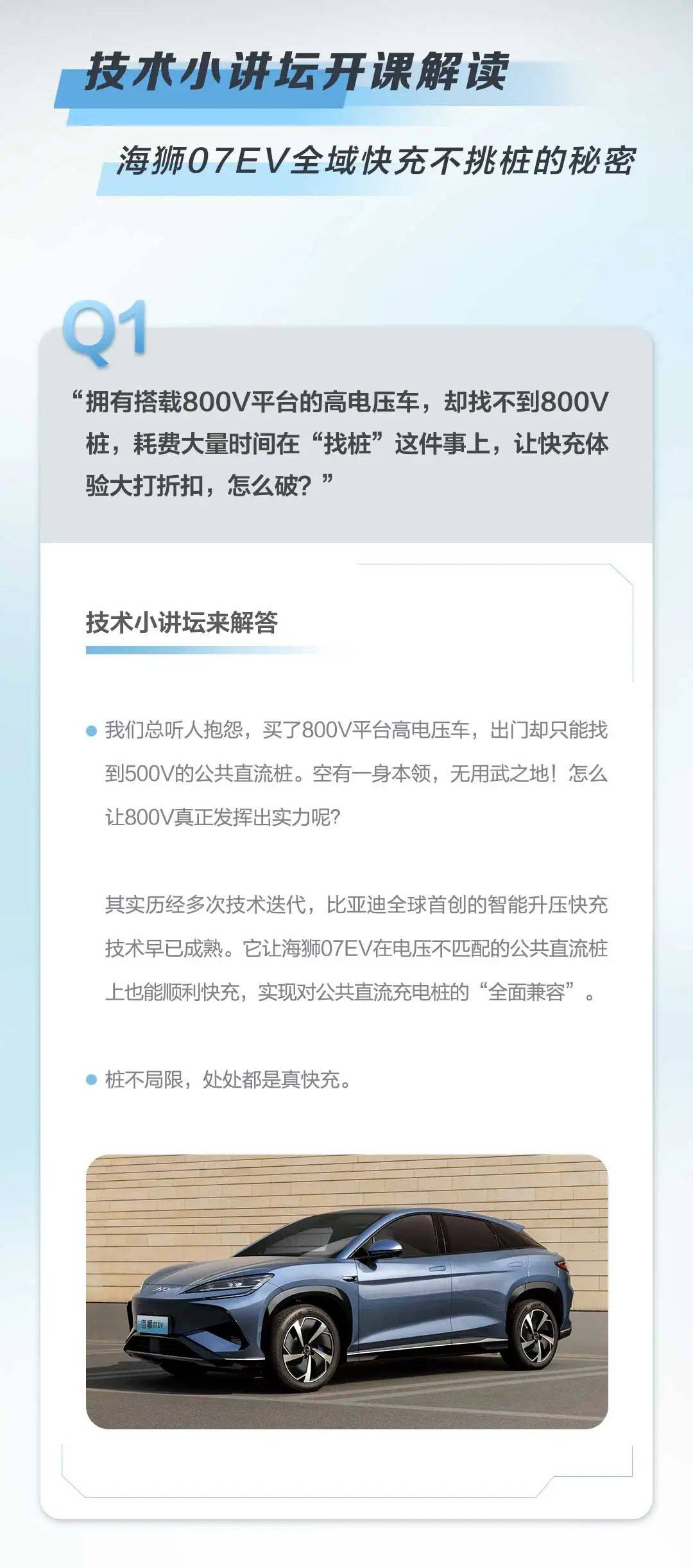 E平台3.0EVO加持，比亚迪海狮07EV化解充电难题_搜狐汽车_搜狐网