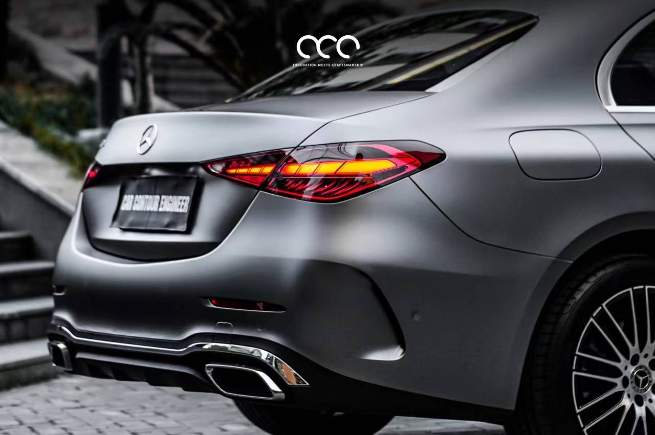 奔驰C260L漫彩山灰改色膜,高级的灰色调_搜狐汽车_搜狐网