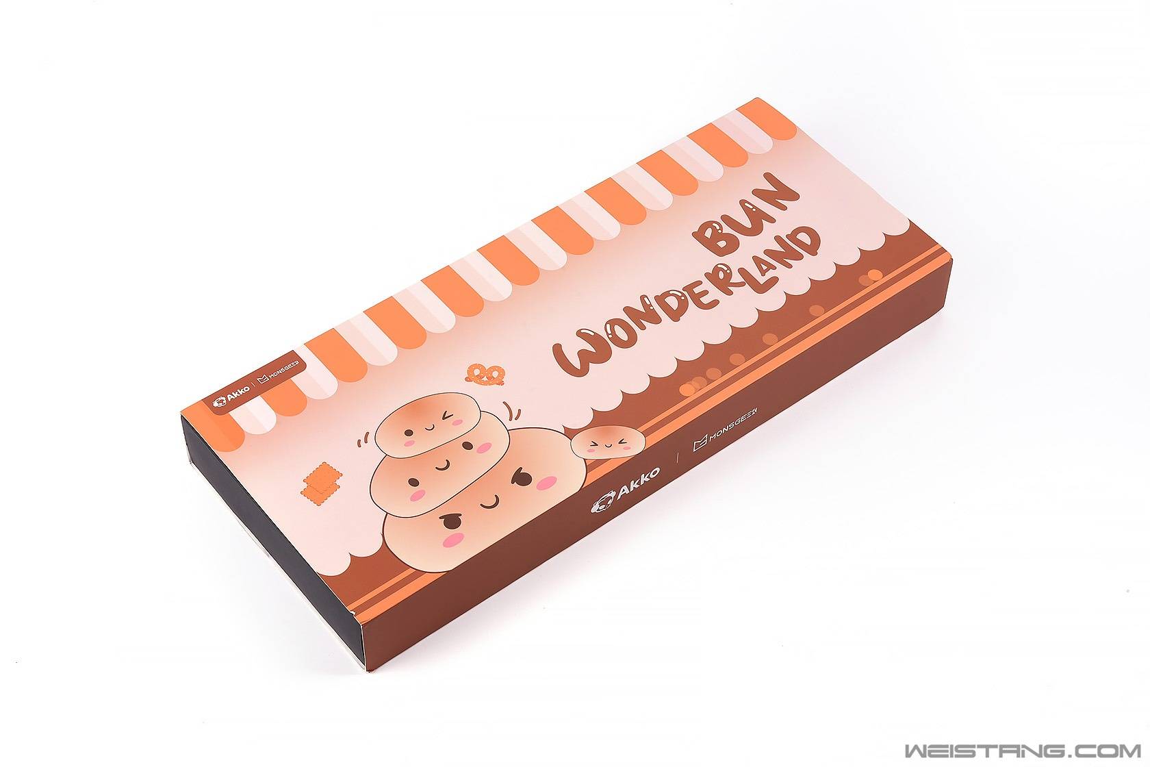 AKKO MG108B馒头乐园三模机械键盘评测_特写_设计_手感