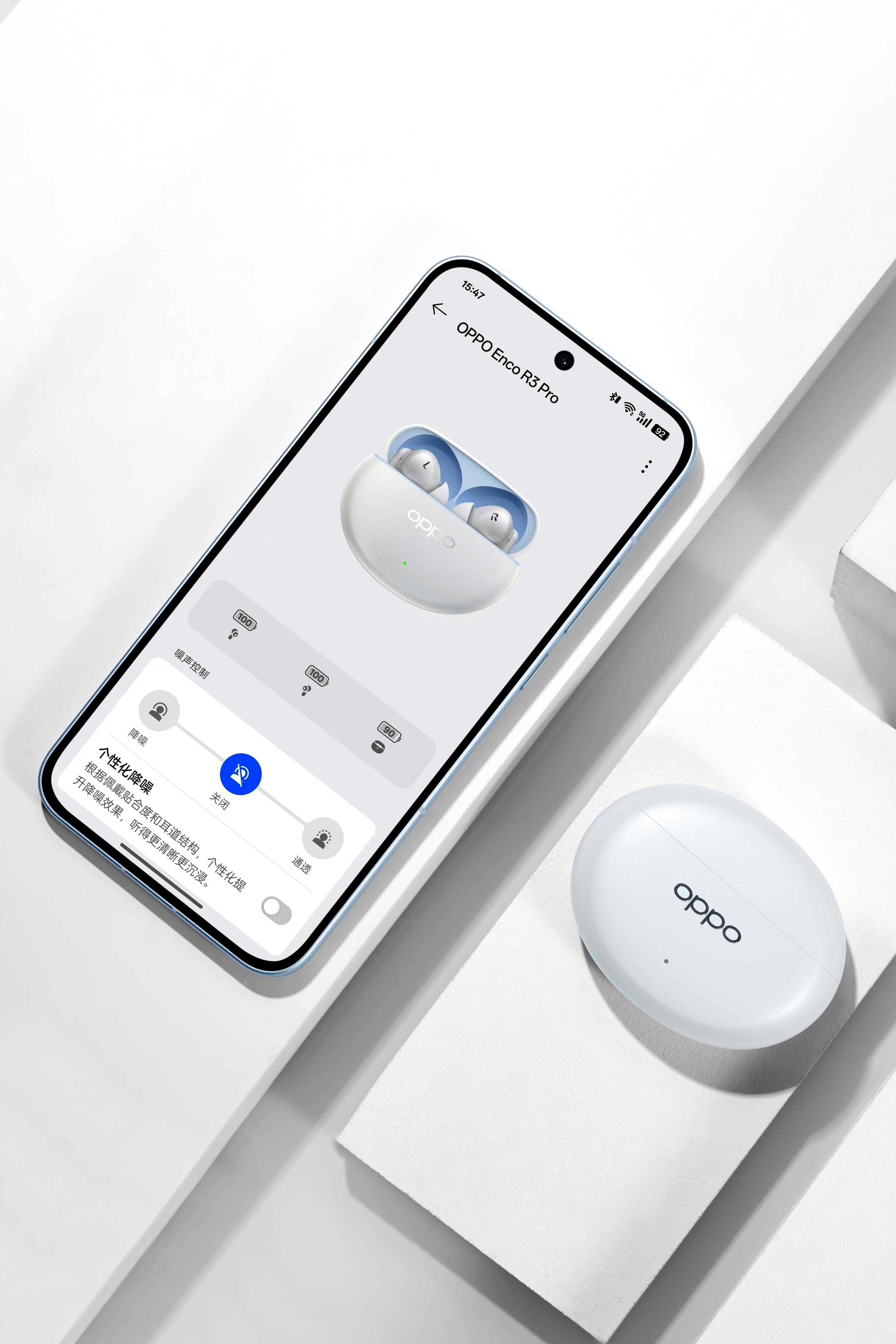 音质降噪皆出色，OPPO再造声学爆款，OPPO Enco R3 Pro图赏_耳机_支持_续航能力