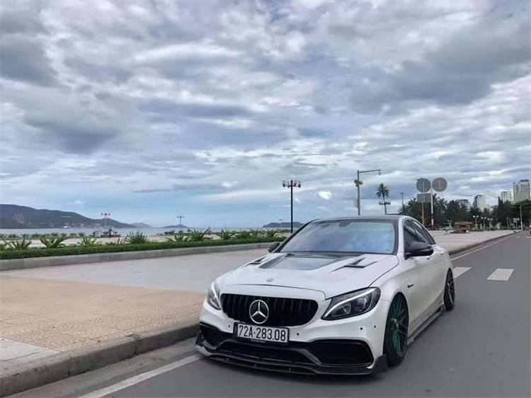 奔驰C级W205改装AIRBFT气动避震，展现独特魅力_搜狐汽车_搜狐网