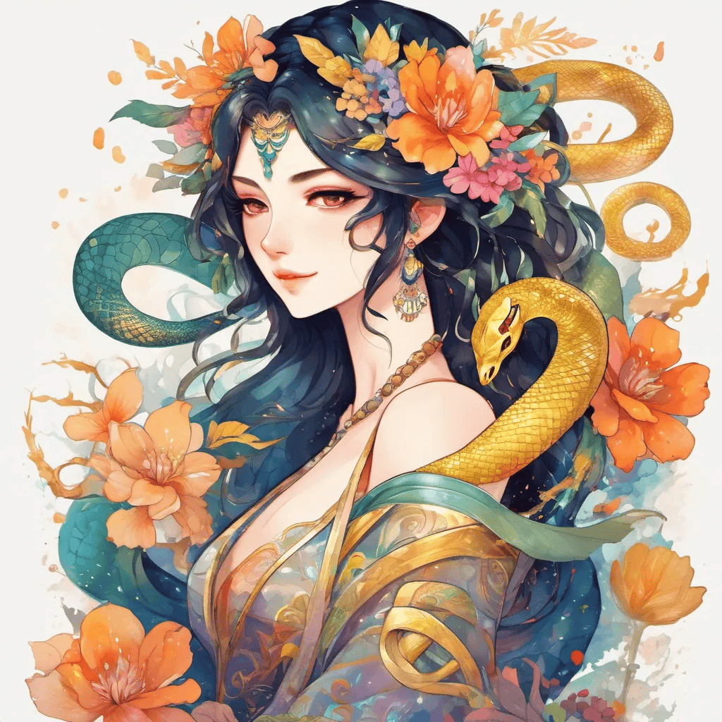 十二生肖头像之蛇美人|AI美女蛇头像，超惊艳！_pc_sohu_ai