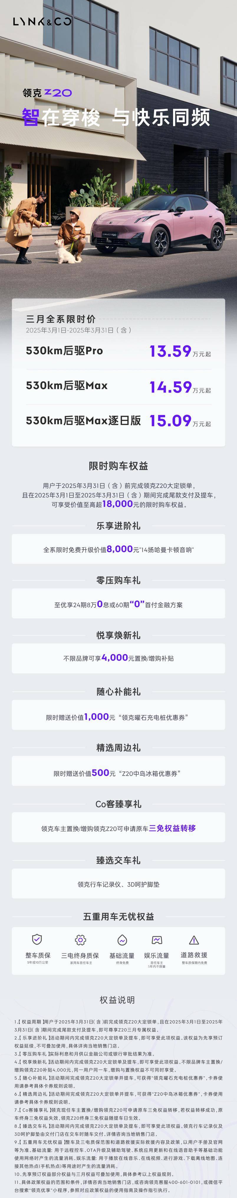 想买纯电SUV的朋友看过来！领克 Z20限时价仅13.59万起_搜狐汽车_搜狐网