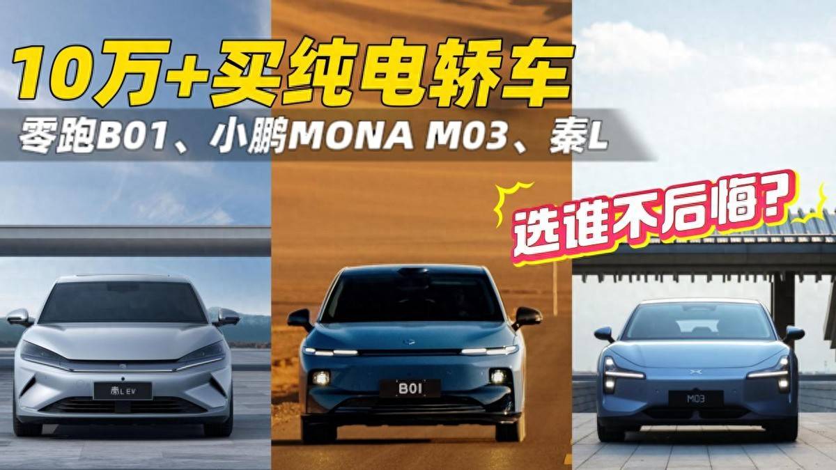 10万+买纯电轿车，零跑B01、小鹏MONA M03、秦L，选谁不后悔？_搜狐汽车_搜狐网