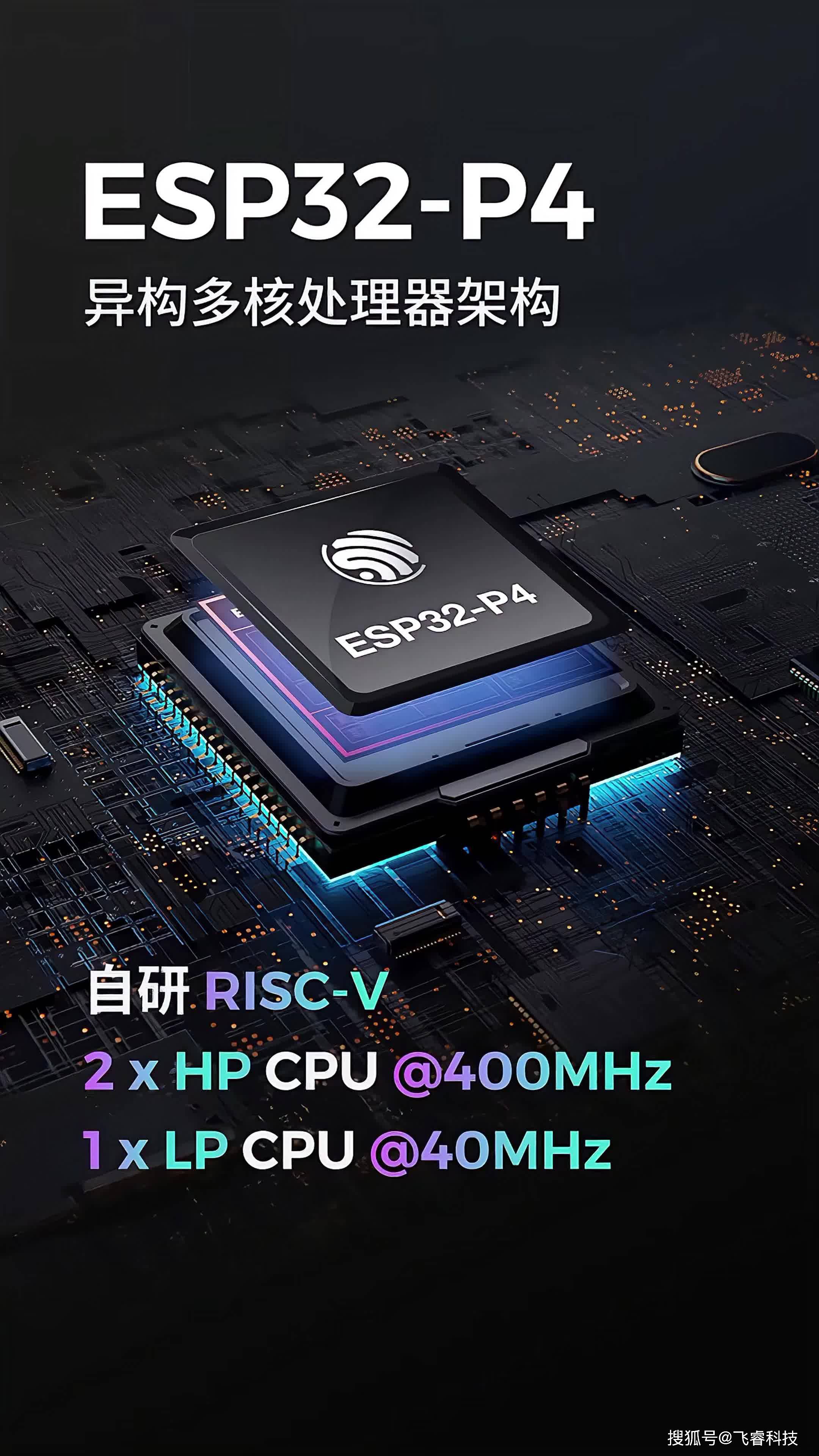 乐鑫ESP32-P4 HP+LP 核心系统