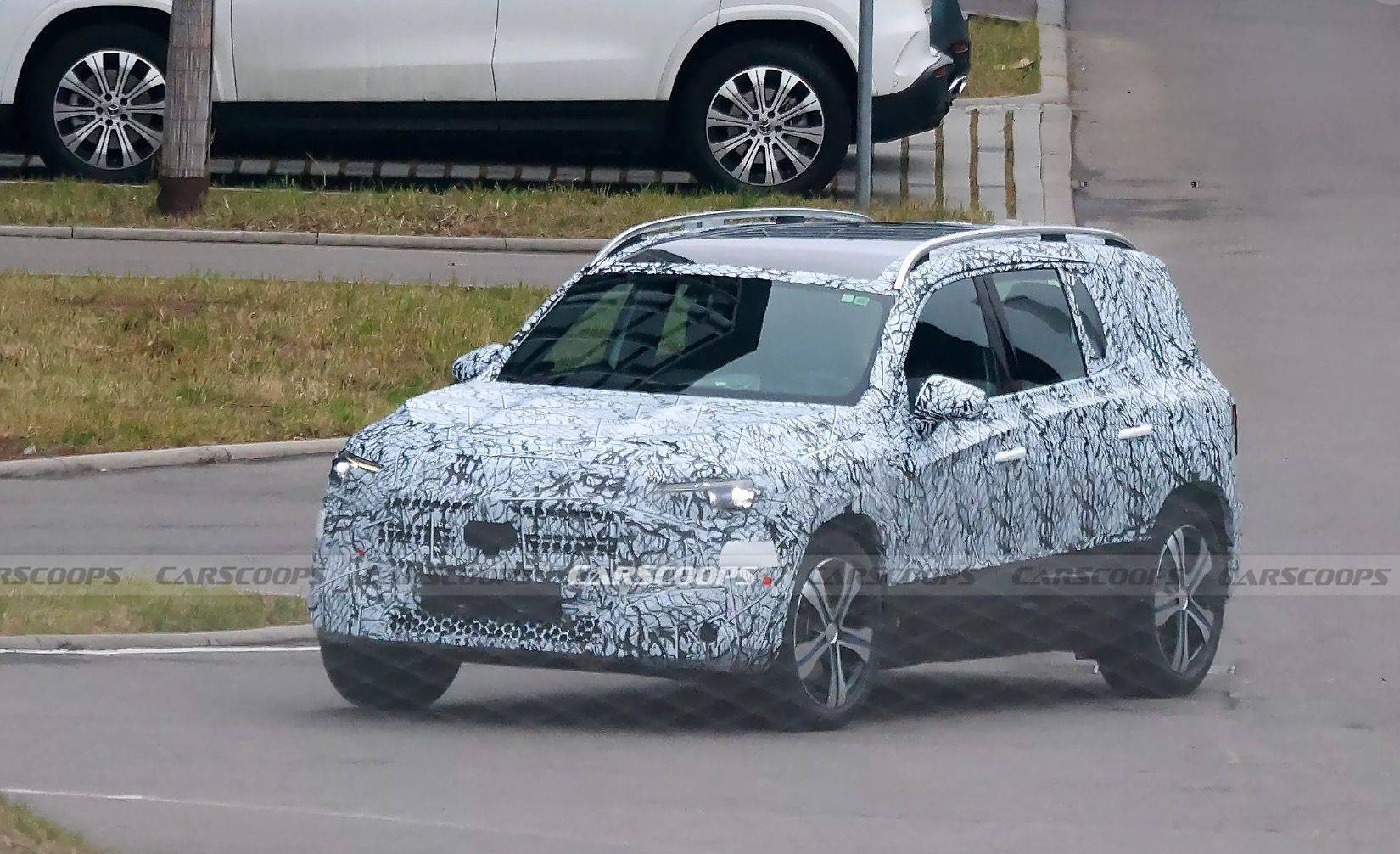 2026年登场！全新奔驰GLB纯电轻混双版本谍照抢先看_搜狐汽车_搜狐网