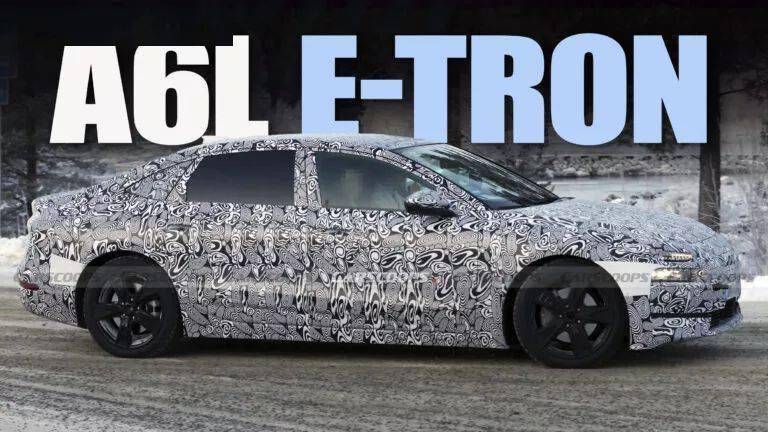 奥迪A6L Etron国内专享版路测：长轴距新设计，续航超700公里？_搜狐汽车_搜狐网