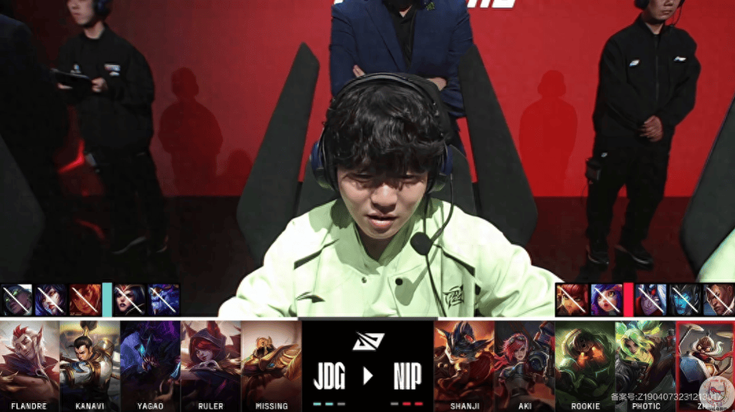 NIP追二白忙活！JDG决胜局Yagao不困MVP晋级败决_决赛_Ruler_Ban