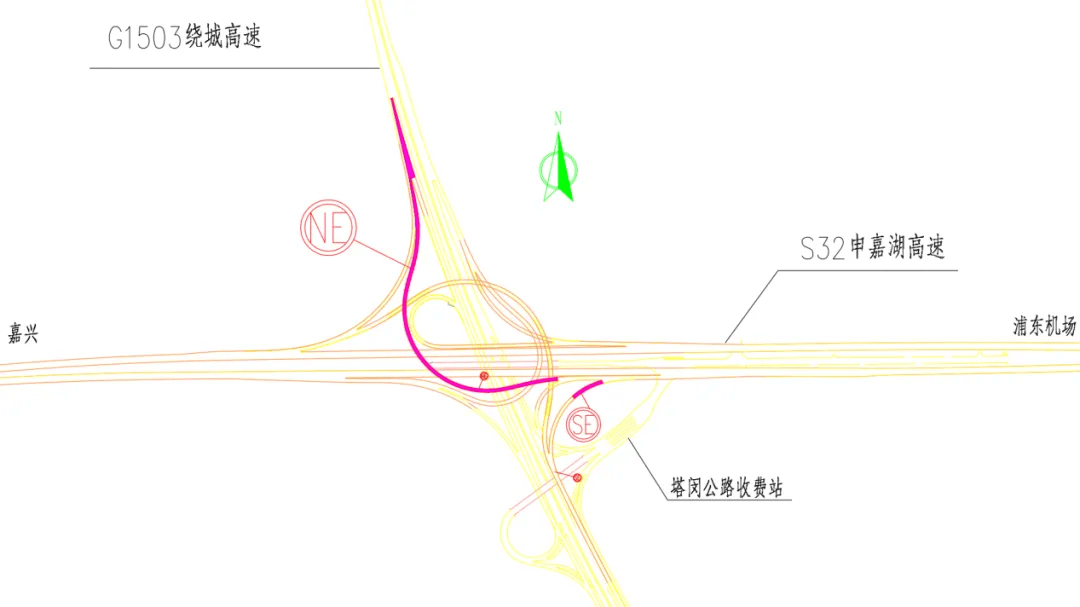 【提示】本周末，S32申嘉湖高速G1503立交部分匝道全封闭，请注意绕行！_方向_保证车辆_浦东机场