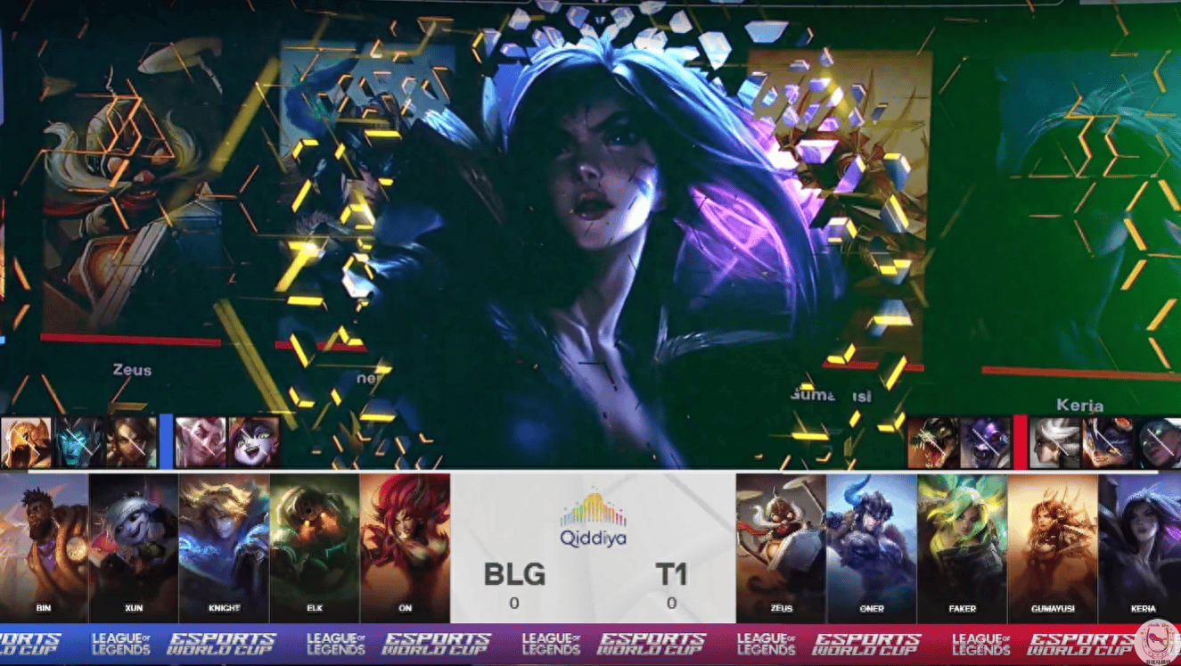 小吕布成为BLG无法逾越的高山！沙特杯T1三射手碾压BLG_比赛_Xun_上单