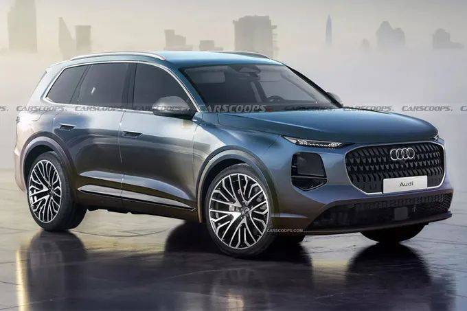 全新一代奥迪Q7路试谍照曝光 将于2026年初上市开售_搜狐汽车_搜狐网