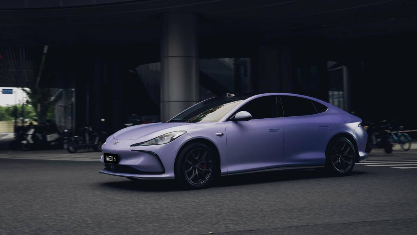 智己 L6 限定奥运紫涂装官图公布，新增全新奥运车机主题_搜狐汽车_搜狐网