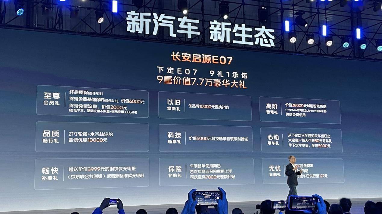 19.99万元起，长安启源 E07正式上市_搜狐汽车_搜狐网