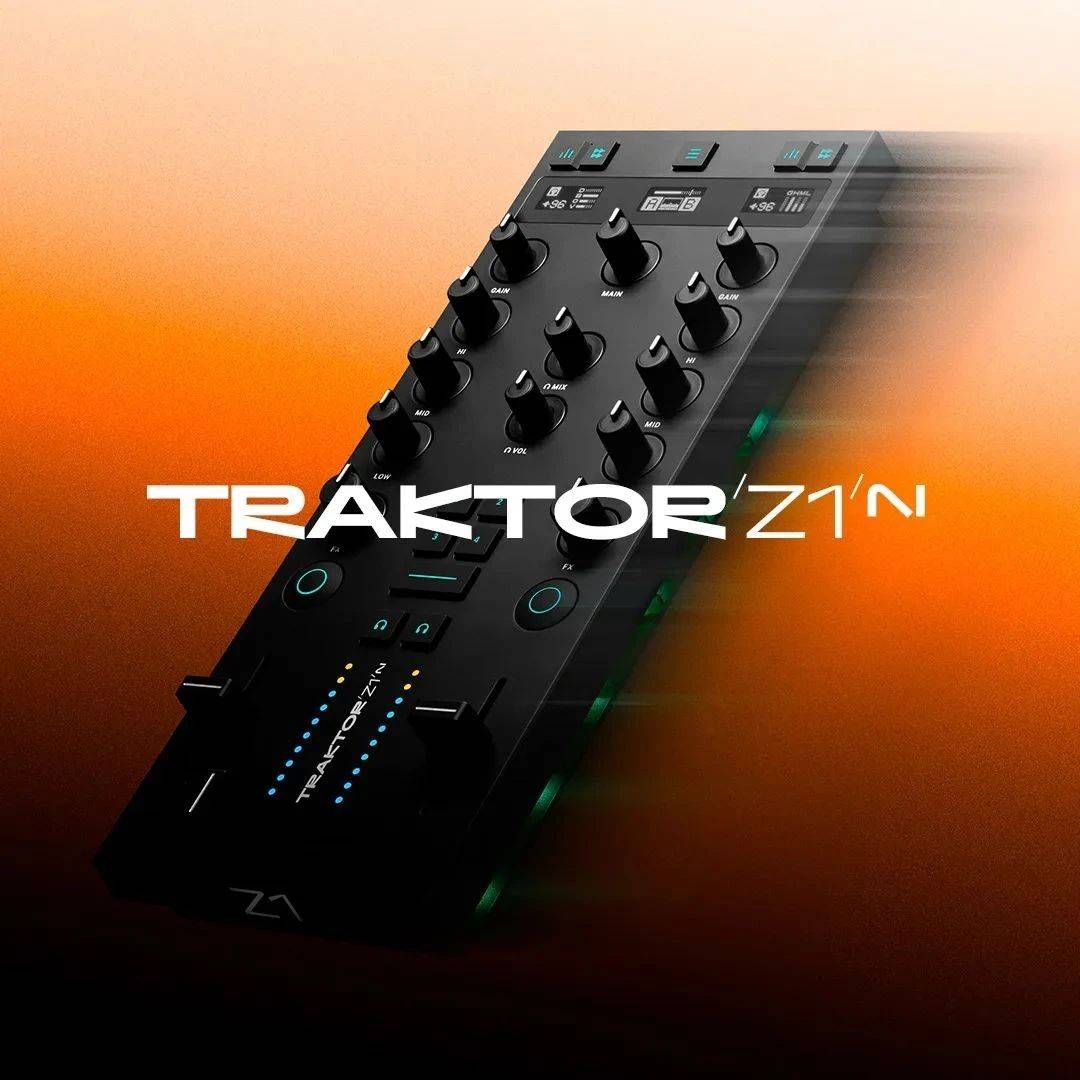NI 新品｜Traktor Kontrol Z1 Mk2 便携型 DJ 混音控制器_Stems_专业_音频