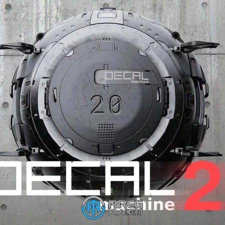 Decalmachine硬表面纹理贴图Blender插件V2.12.2版_Win_支持_进行