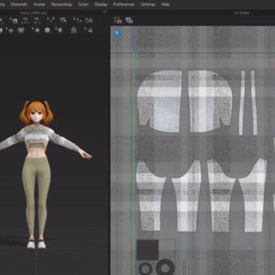 Marvelous Designer——UV 编辑器: 编辑UV位置_ver_数值_操作