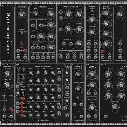 VCV 玩家福利：Synthesizers.com 移植经典的 Moog 5U 模块合成器系统，免费玩！_Gate_Bank_Filter