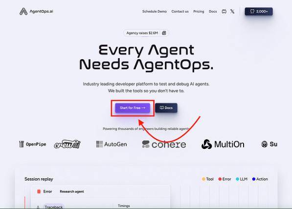 我用AgentOps（一个AI工具）完成了我的AI项目，它让我大开眼界！_代理_开发_代码
