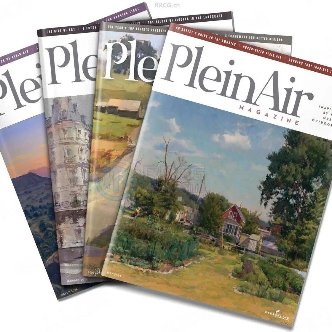 《PleinAir Magazine户外写生》杂志2024年度全集_艺术_创作_技巧