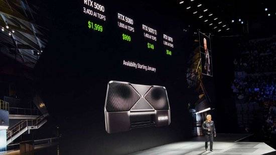 CES前哨 | 英伟达：RTX50系列显卡发布：起售价549美元_Tops_旗舰_消息