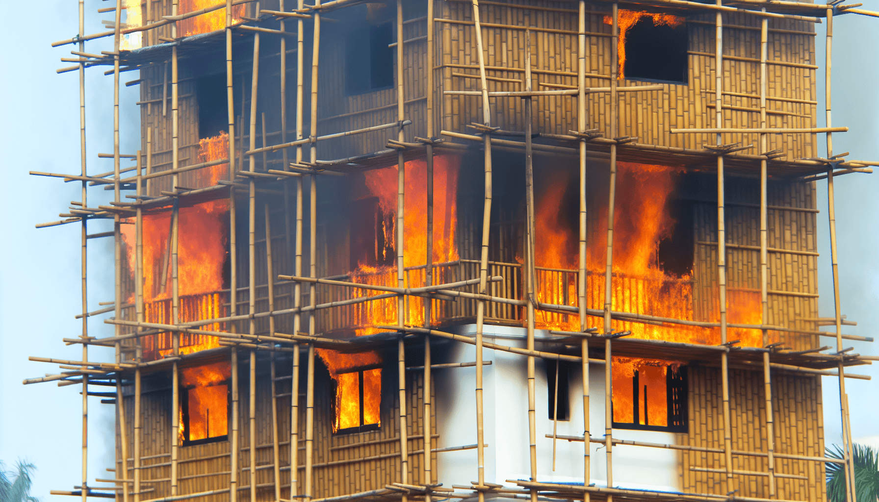 Hong Kong Blaze Highlights Fire Hazards of Bamboo Scaffolding_the ...